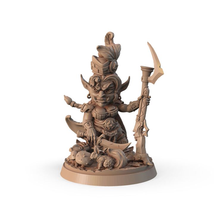 3D Printable Maggan, Female Goblin Shooter of the Clan by Signum Workshop