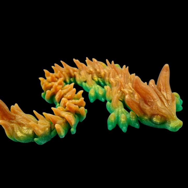 3D Printable Fire Elemental Dragon by The Dragon's Den