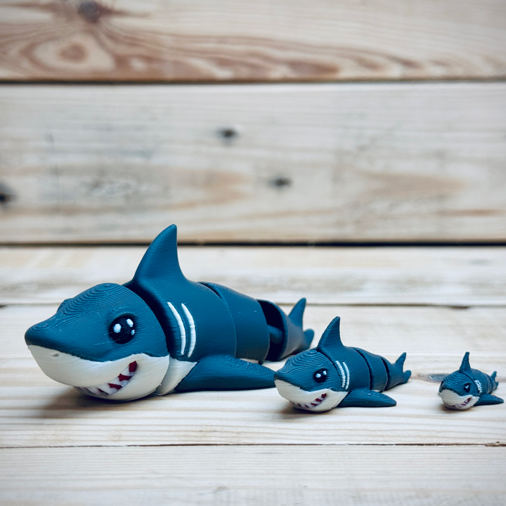 3D Printable Mini Shark by ENIQUE3D