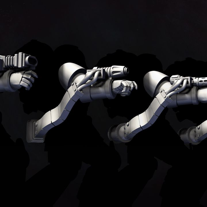 3D Printable Wrist weapons by Ludwik