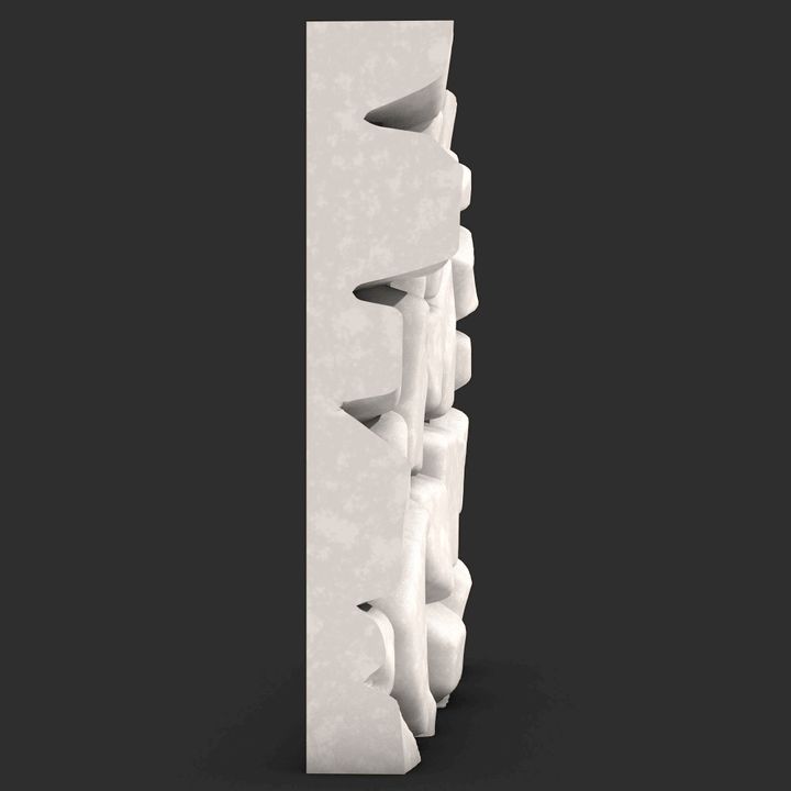3D Printable Stone Wall R24 by 1xMerch