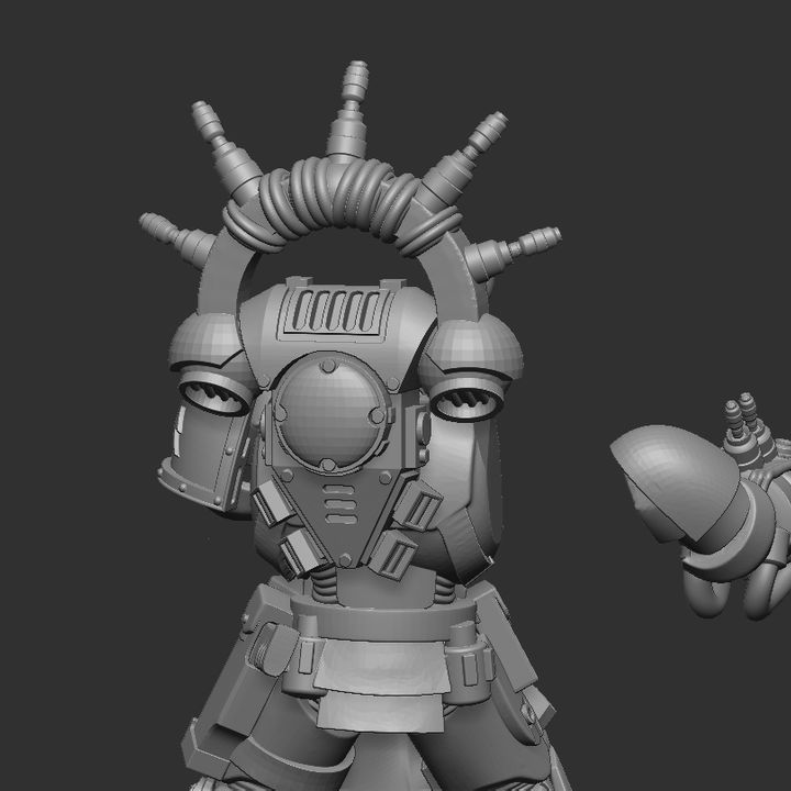 3D Printable Electric gauntlets and backpack addon by Ludwik