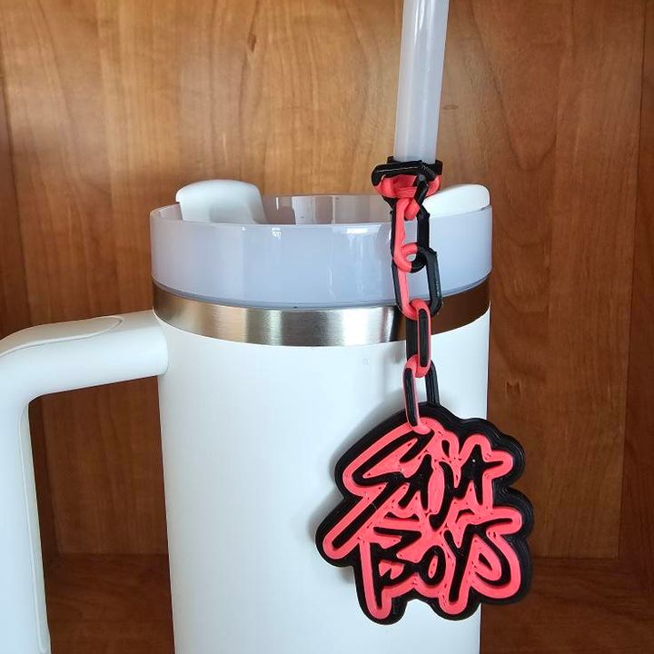 3D Printable K-Pop Demon Hunters Straw Swag!! Toppers and Charms by ...