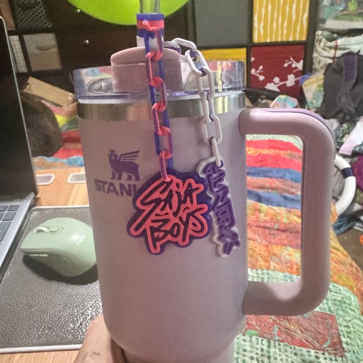 3D Printable K-Pop Demon Hunters Straw Swag!! Toppers and Charms by ...