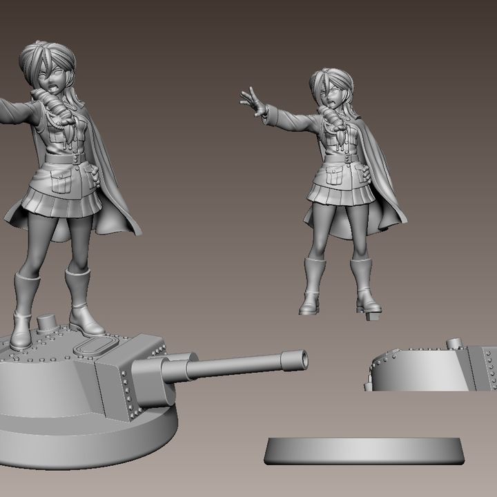 3D Printable Cadet Commander by LPOMC