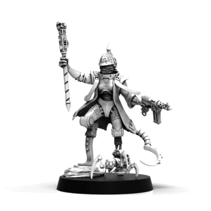 3D Printable Dark Techno - Chief of Protocol by The Makers Cult