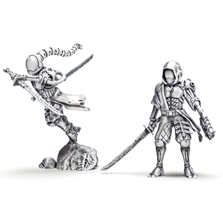 3D Printable Dark Techno - Caecus Assassin by The Makers Cult