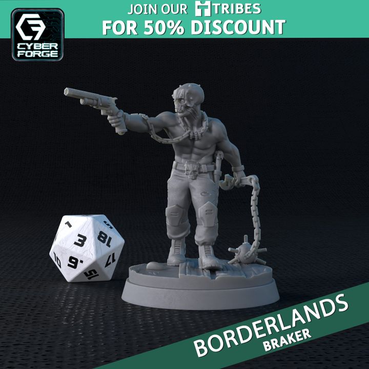 3D Printable Borderlands - Braker - Additional Miniatures by Titan ...
