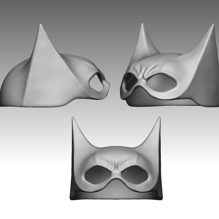 3D Printable Batcat Mask – Funny Batman-Inspired Cat Mask – STL File ...