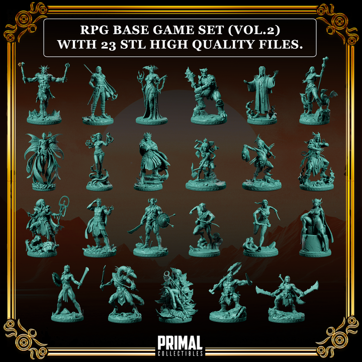 3D Printable 23 miniatures - Complete RPG game (volume.2) - WASTELAND ...