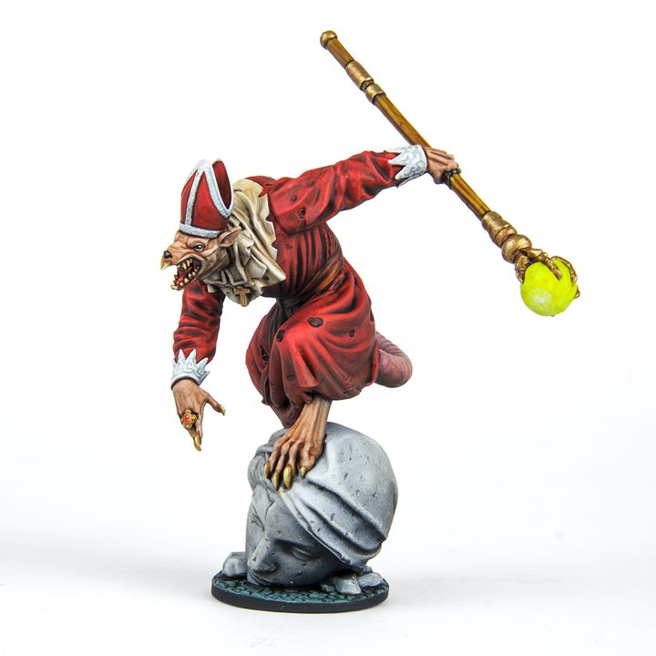 3D Printable Cardinal Ratilieu Yersine, The Crimson Cardinal, Black Rat ...