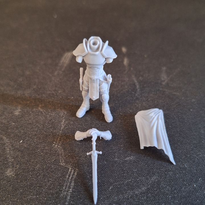3D Printable Neo Templars - Honor Guard holding a sword by Vicko Hazdovac
