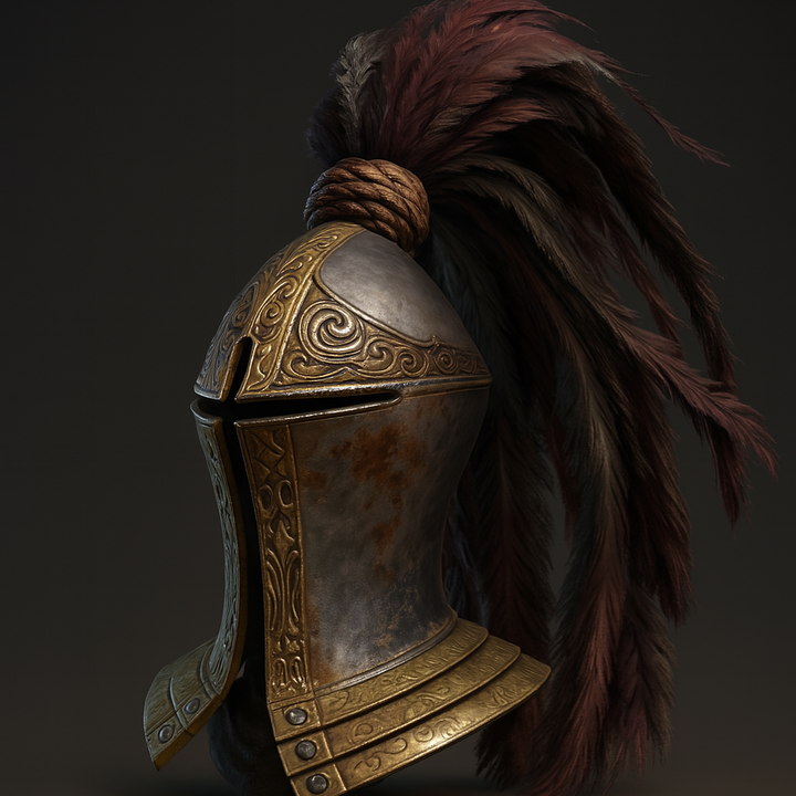 3D Printable GELMIR KNIGHT HELMET Cosplay STL Fan Art Model – Life Size ...