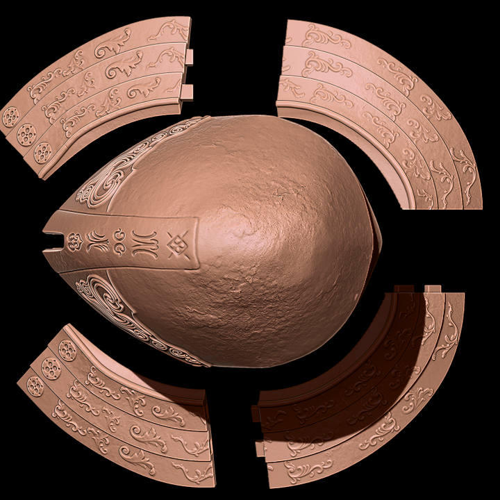 3D Printable GELMIR KNIGHT HELMET Cosplay STL Fan Art Model – Life Size ...