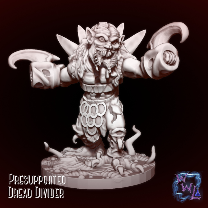 3D Printable Dread Divider | Presupported by Wicked Wizard Labs