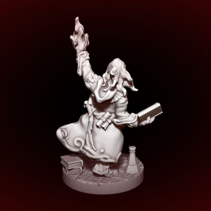 3D Printable Elf Wizard | Presupported by Wicked Wizard Labs