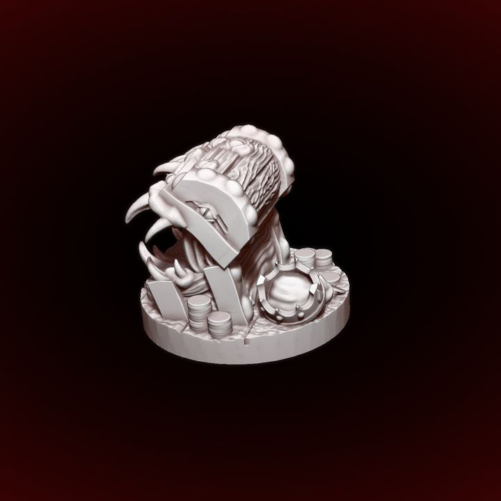 3D Printable Mimic Chest | Presupported by Wicked Wizard Labs