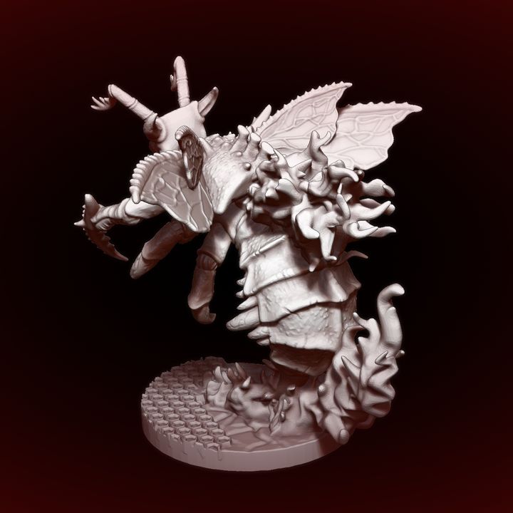 3D Printable Fire Bee Slasher | Presupported by Wicked Wizard Labs