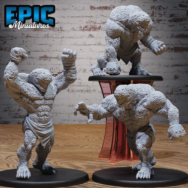 3D Printable Mind Attack Set / Astral Flayer Encounter / Spelljammer ...