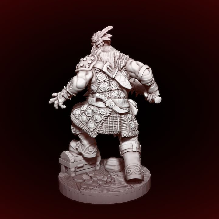 3D Printable Bandit Captain | Presupported by Wicked Wizard Labs