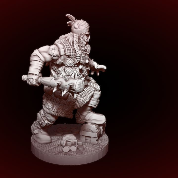 3D Printable Bandit Captain | Presupported by Wicked Wizard Labs