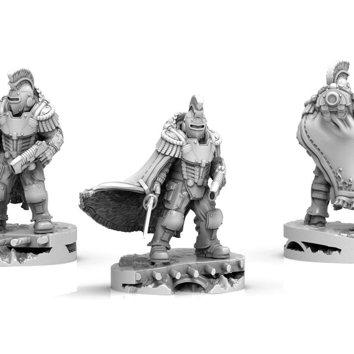3D Printable Jade Coalition - Marshal Tiber Maximilian by The Makers Cult