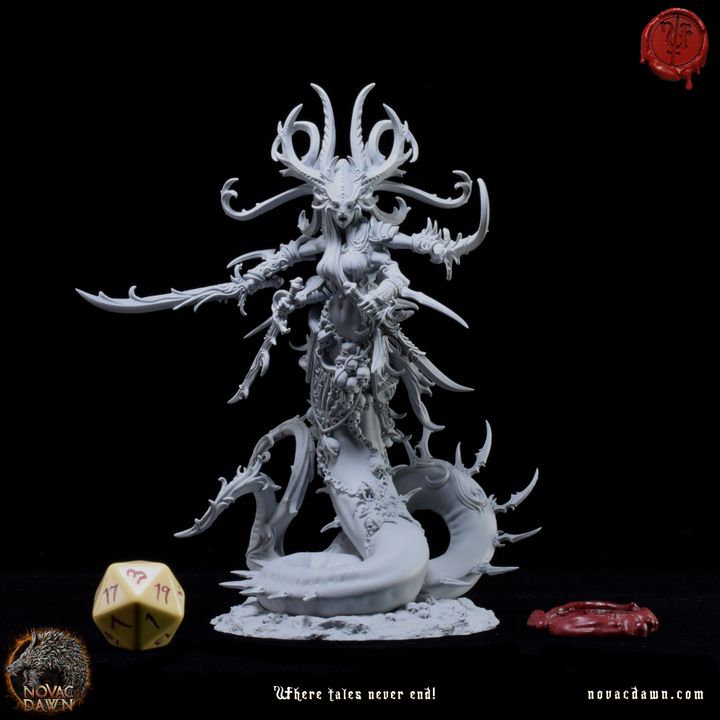 3D Printable Nal’Zirath, The Pale Gaze by Novac Dawn