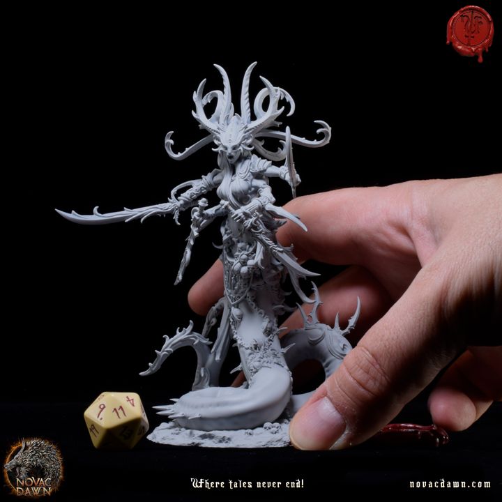 3D Printable Nal’Zirath, The Pale Gaze by Novac Dawn
