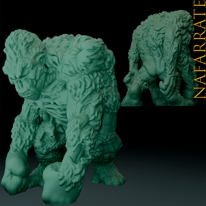 3D Printable Zombie Girallon by Nafarrate Designs