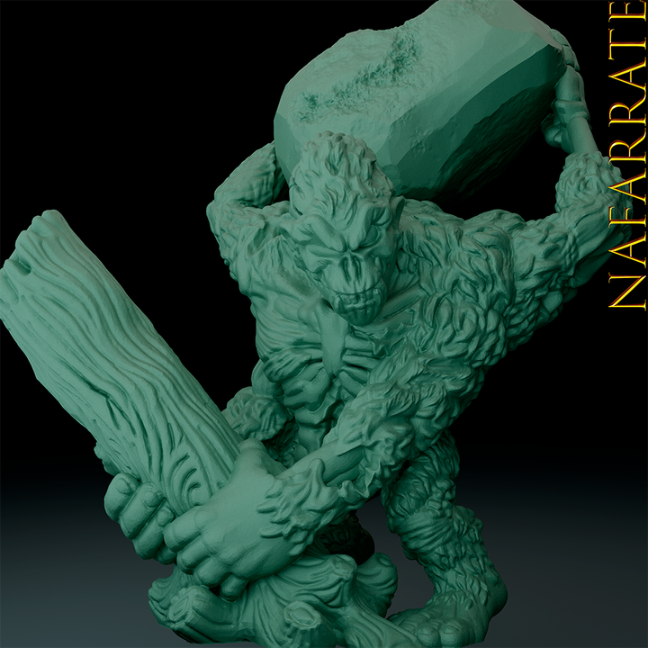 3D Printable Zombie Girallon by Nafarrate Designs