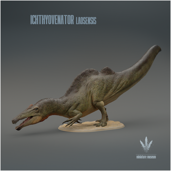 3D Printable Ichthyovenator laosensis : Hunting by Miniature Museum