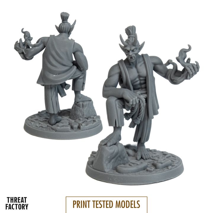 3D Printable Oni [Bundle] by Threat Factory
