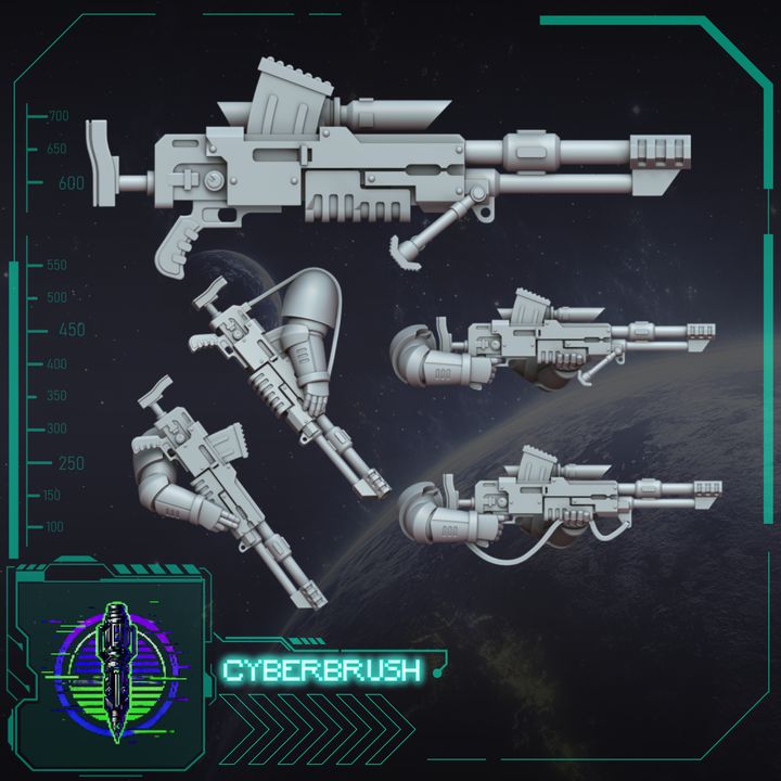 3D Printable Recon Sniper by Cyberbrush