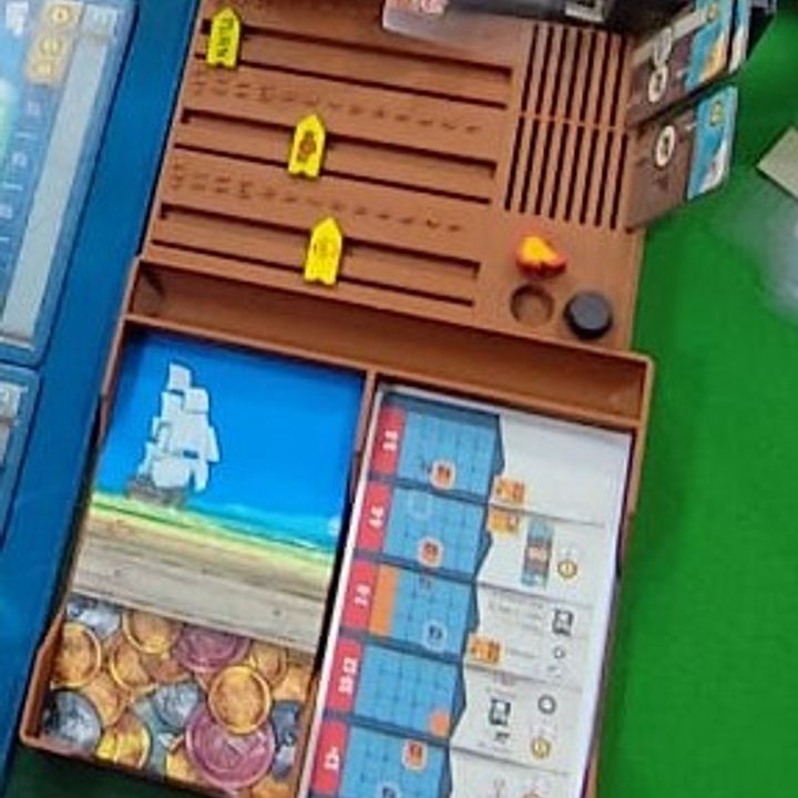 3D Printable Dead Reckoning Solo Player board by Raymond Isaac Paxton