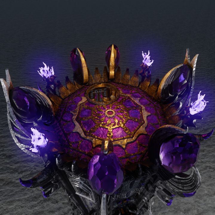 3D Printable Nightwidow, Dark Elf Prison by Krakulu