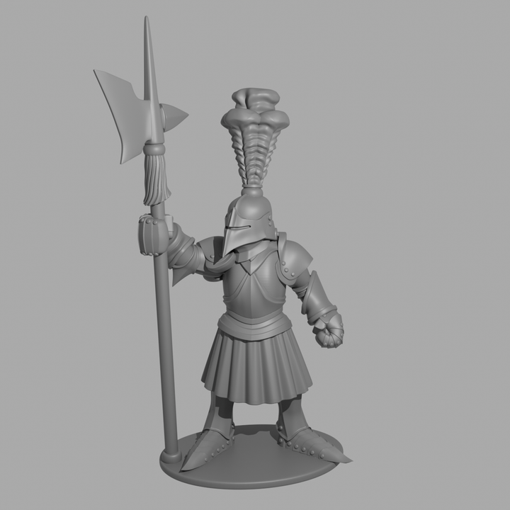 3D Printable Knight Captain by Manau Wargames