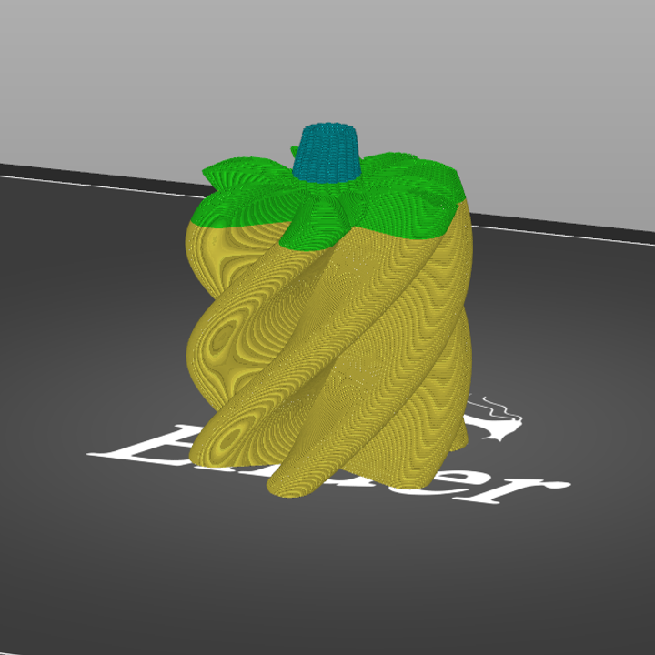 3D Printable Halloween pumpkin SPIRAL/HELIX FIDGET by Alan Germanier