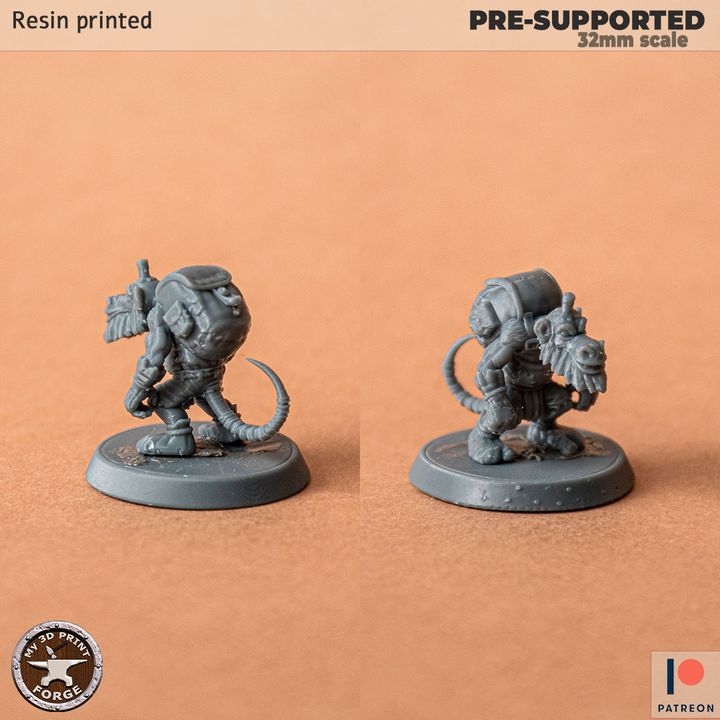 3D Printable Kobolds and Quilboars BUNDLE (28 Unique Pre-supported STLs ...