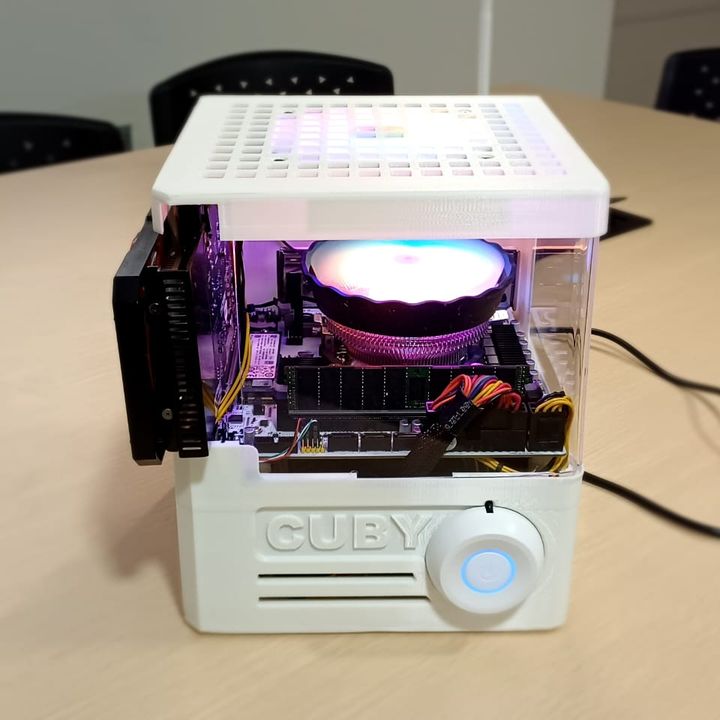 3D Printable M-ITX PC Case, MINI PC, Computer Case by sangmin lee