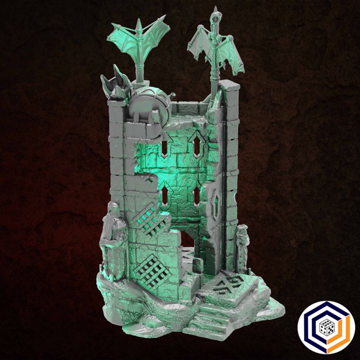 3D Printable Ruins of Raven Peak ~ Full Set by Conquest Creations