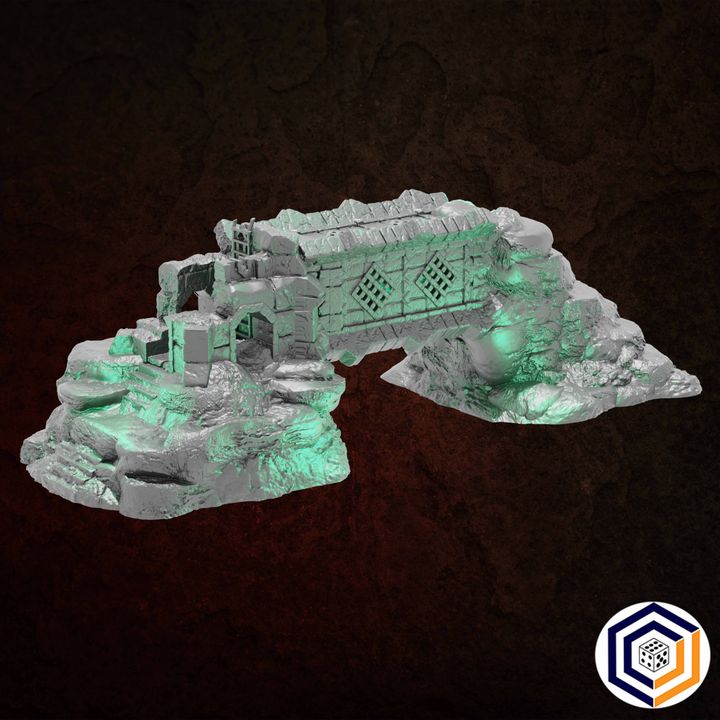 3D Printable Ruins of Raven Peak ~ Full Set by Conquest Creations