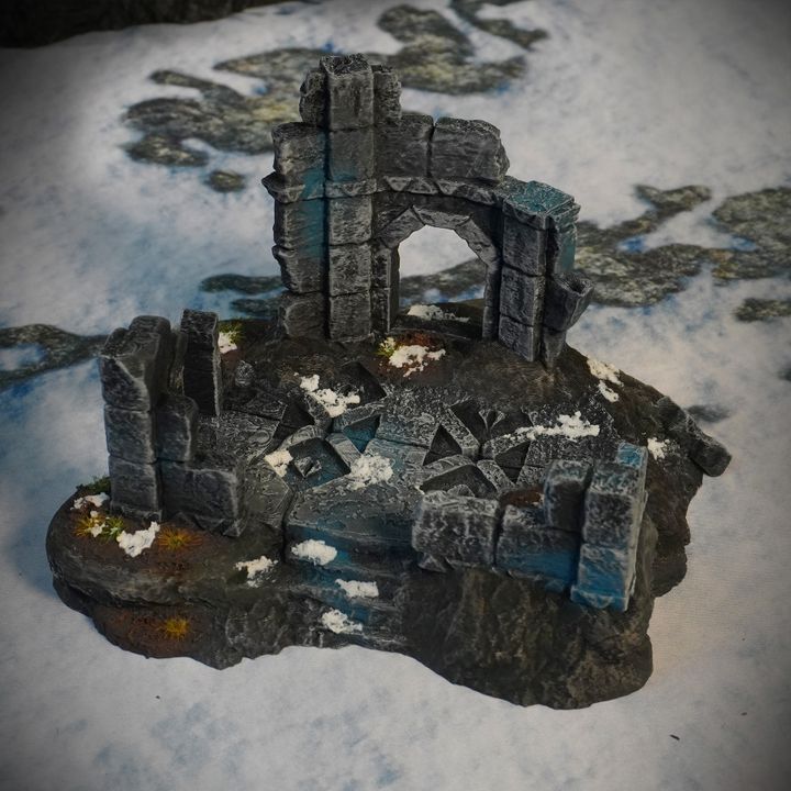 3D Printable Ruins of Raven Peak ~ Full Set by Conquest Creations