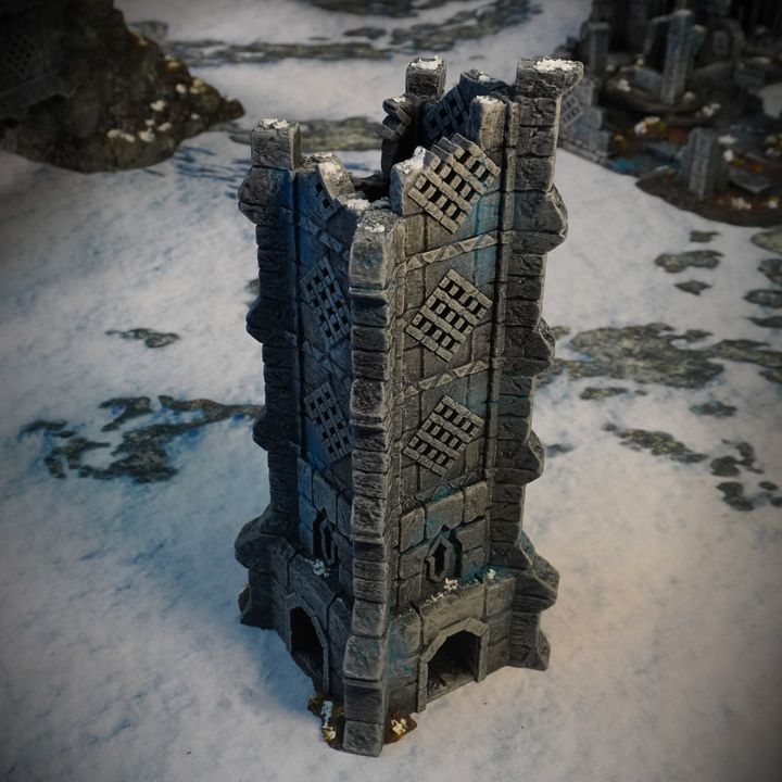 3D Printable Ruins of Raven Peak ~ Full Set by Conquest Creations