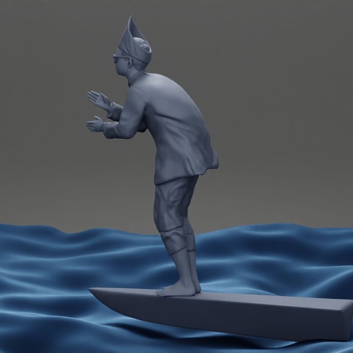 3D Printable Aura Farming Boat Kid by 3DGeschaft Miniatures Figures