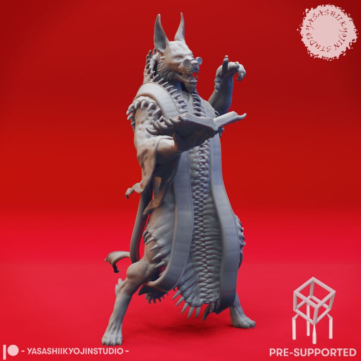3D Printable Arcanaloth Spell Caster - Tabletop Miniature (Pre ...