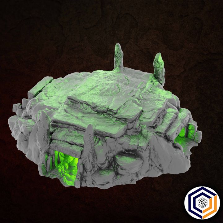 3D Printable The Barrowlands by Conquest Creations