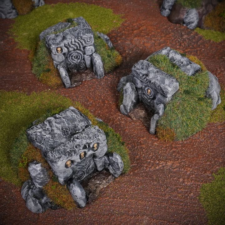 3D Printable The Barrowlands by Conquest Creations