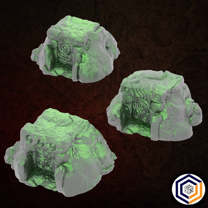 3D Printable The Barrowlands by Conquest Creations