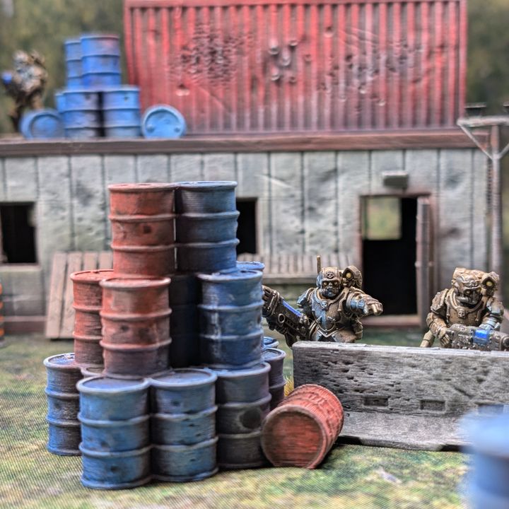 3D Printable The Compound: Aftermath [COMMERCIAL LICENSE] by Vanguard Terrain