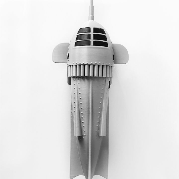 3D Printable Zarkov’s Rocket – Flash Gordon 3D Printed Model by Zanis ...